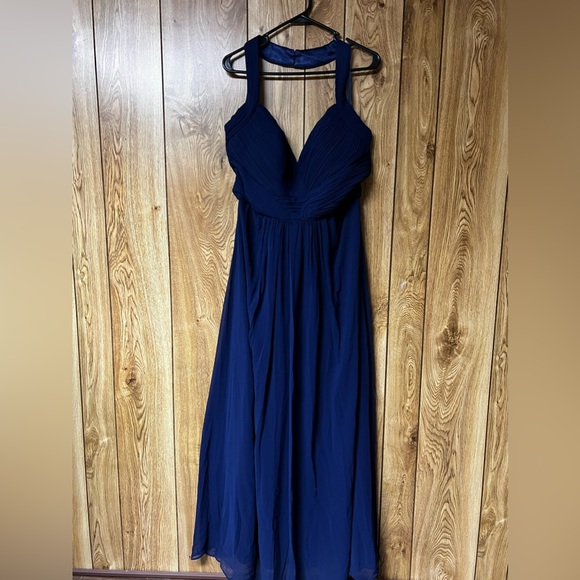 Ever Pretty | Dresses | Everpretty Navy Blue Halter Dress | Poshmark